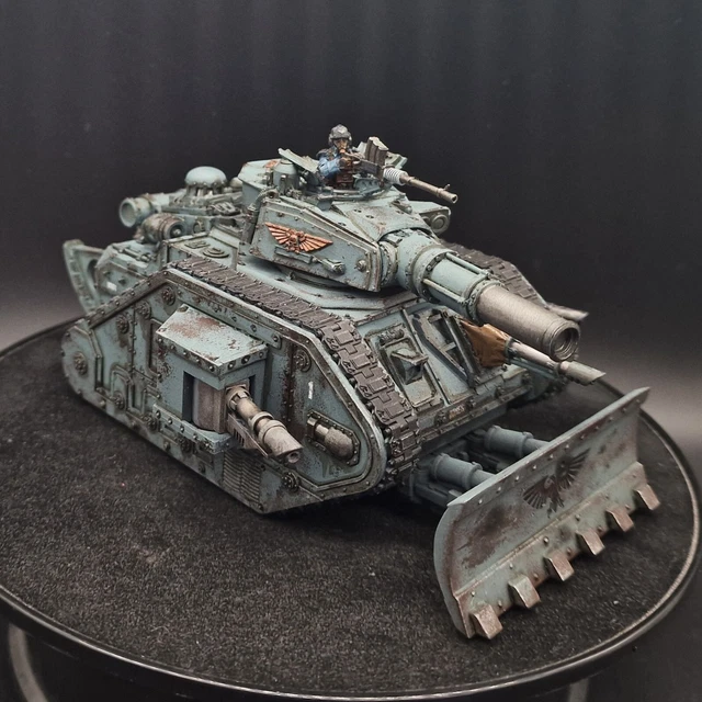PRO PAINTED WARHAMMER 40k death korps of Krieg alpha leman russ tank ...