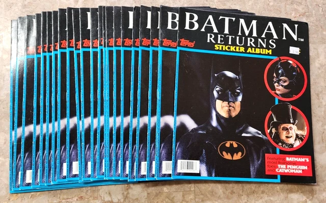 1992 TOPPS BATMAN Returns Sticker Album Books Catwoman Penguin Books ...