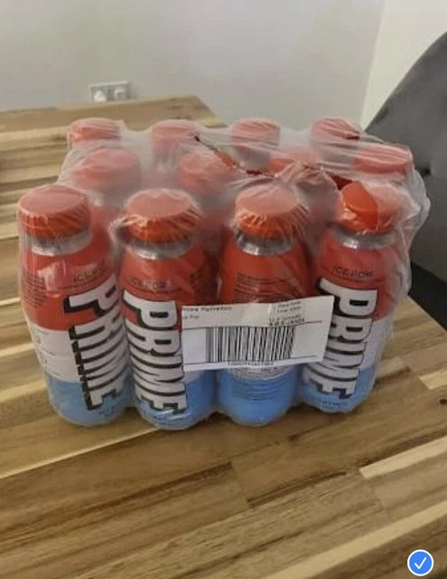 PRIME HYDRATION ENERGY Drink by Logan Paul & KSI - Ice Pop Crate 12 ...