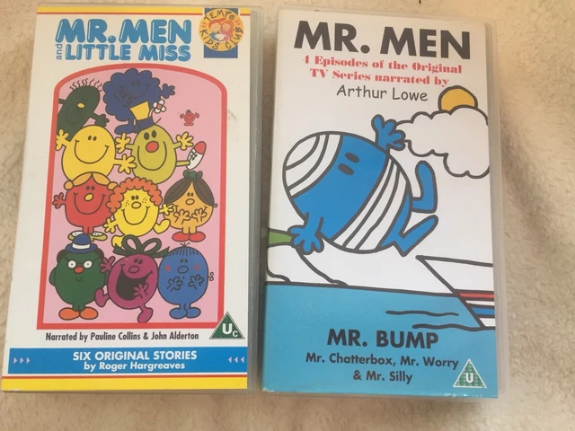 MR MEN VIDEO vhs mr bump little miss £7.00 - PicClick UK
