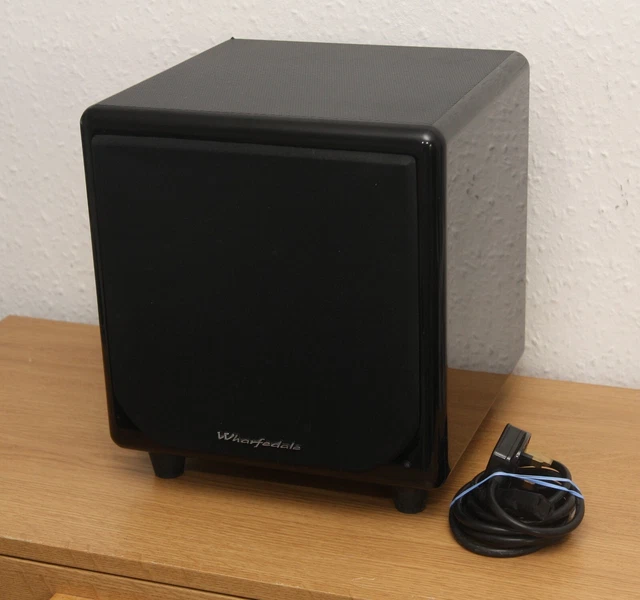 WHARFEDALE DX-1 ACTIVE Powered Compact Subwoofer Sub | Gloss Black 8 ...