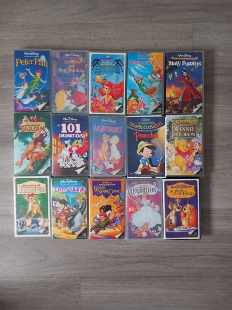 LOT 15 CASSETTES VHS Disney EUR 125,00 - PicClick FR