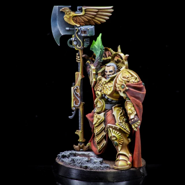 PRO PAINTED WARHAMMER 40k Adeptus Custodes captain-general Trajann ...
