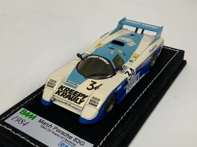1/43 BAM MODÈLES March Porsche 83G 1983 24 H De Daytona Voiture #34 ...