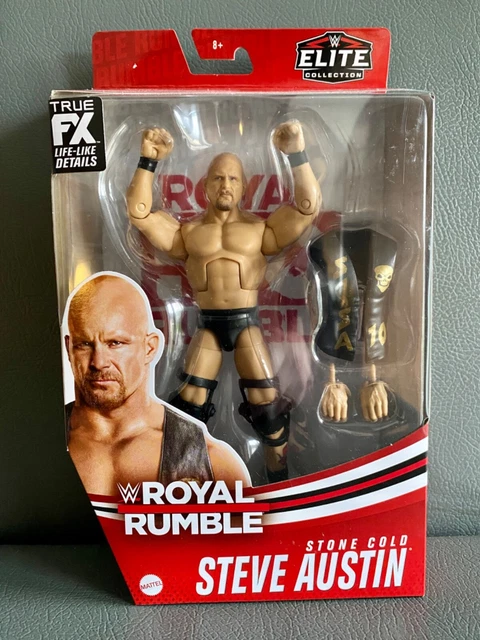 STONE COLD STEVE Austin Wwe Mattel Elite Wrestling Figure Royal Rumble ...