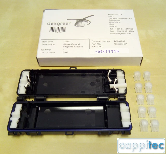 DEXGREEN DEXSEAL 2/4 External Above Ground Dropwire Closure With 10 ...