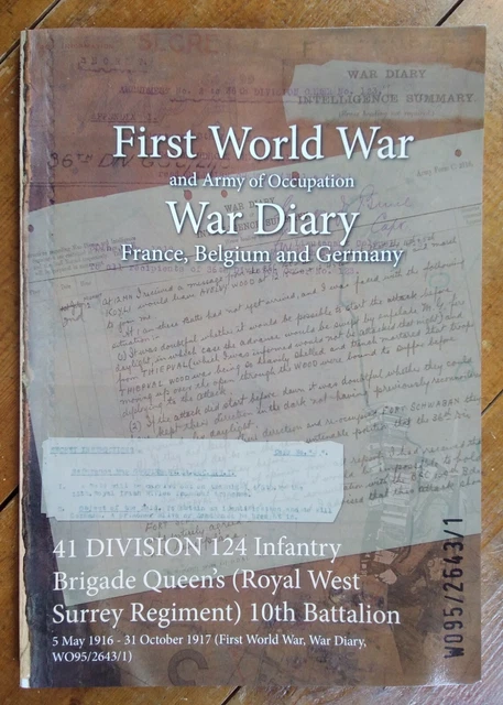 FIRST WORLD WAR & Army Of Occupation War Diary France Belgium Germany £2.99 - PicClick UK