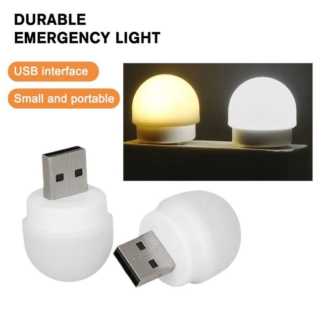NEW MINI LED Night Light Power Bank Charging Book Lights Plug USB Lamp G5O6 £2.56 - PicClick UK