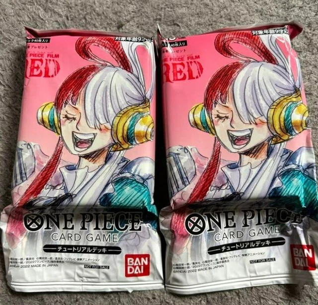 ONE PIECE CARD Game Tutorial Deck FILM RED Movie Giveaway Promo Sealed ...