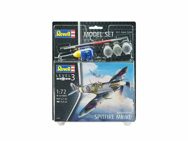 NEUF REVELL SUPERMARINE Spitfire Mk.vb Set Modèle Echelle 1:72 - 63897 EUR 38,51 - PicClick FR