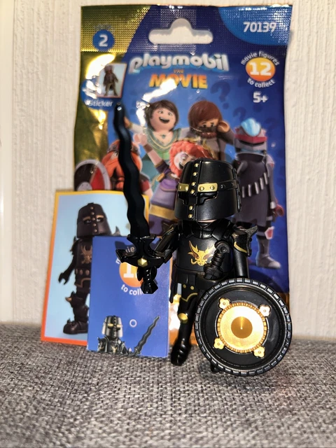 PLAYMOBIL 70139 MOVIE Serie 2 Figur schwarzer Ritter EUR 5,00 - PicClick DE