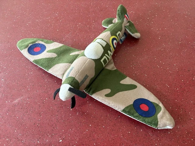 RAF SPITFIRE AIRPLANE soft toy plush Plane HRD areoplane £12.00 ...
