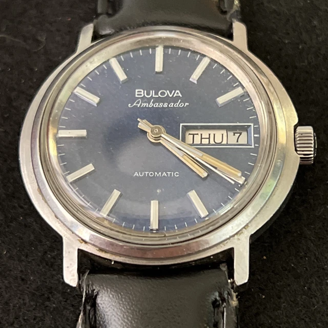 VINTAGE BULOVA AMBASSADOR automatic watch £250.00 - PicClick UK