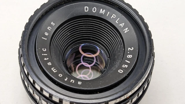 OBJECTIF DOMIPLAN AUTOMATIC lens 2.8/50mm pour monture M42 EUR 42,00 ...