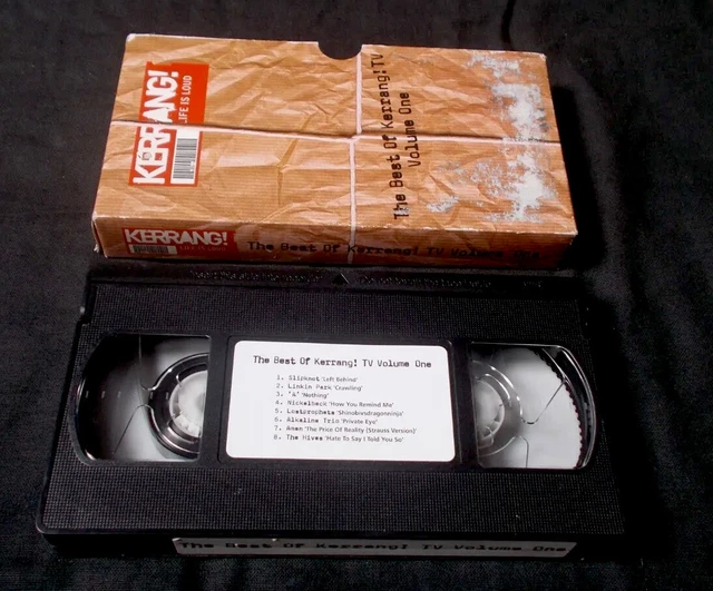 KERRANG! BEST OF Kerrang! Tv Vol.1 (Vhs Video) Slipknot/Linkin Park ...