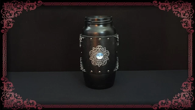 GOTH JAR LARGE Bottle retro cosplay LARP costume accessory - SEE VIDEO ...