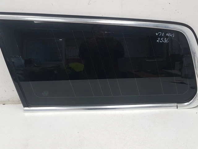 VOLVO V70 REAR Window Glass 2007-2015 Quarter Window (Rear Passenger ...