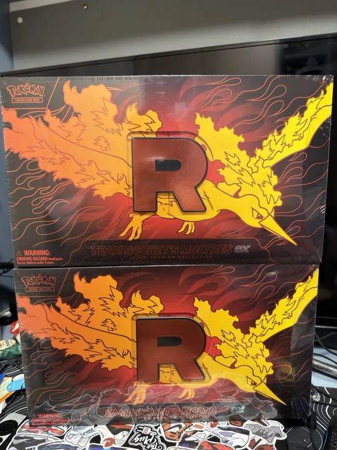 POKÉMON TCG TEAM Rocket's Moltres EX Ultra-Premium Collection X2 £368. ...