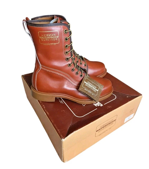 HERMAN SURVIVOR WATERPROOF Boots Vintage New/Old Stock UK 7. £100.00 ...