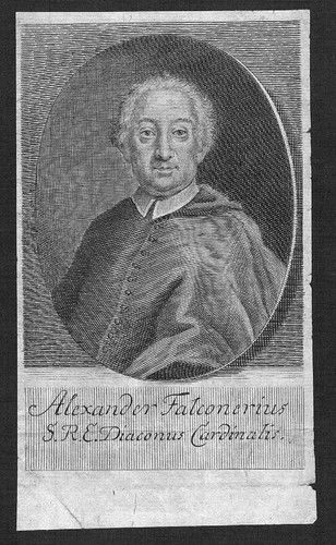 1740 - ALEXANDER Falconer Cardinal Scotland Portrait Kupferstich ...