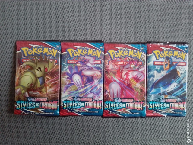 BOOSTER POKEMON 4 Boosters Styles De Combat Art Set Neufs Scellés. EUR ...