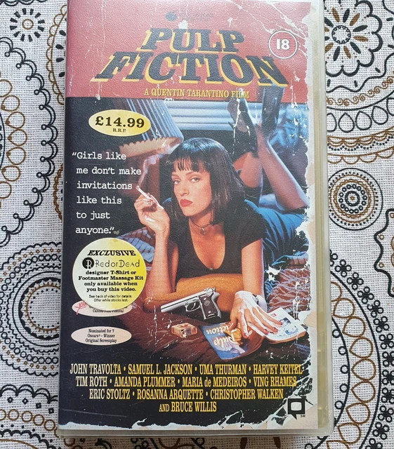 PULP FICTION VHS Video Cassette Tape £19.99 - PicClick UK