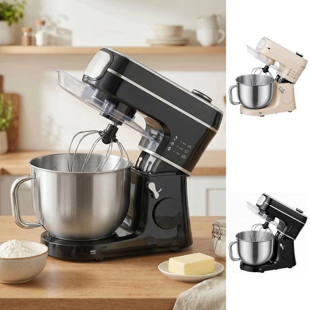 STAND MIXER, 6L 1400W Tilt-Head Food Mixer with 11 Speeds, Pulse ...