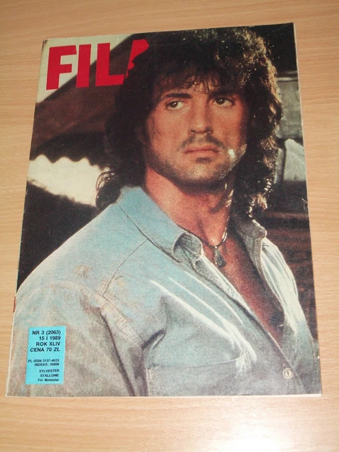 FILM MAGAZINE 3 1989 Stallone - Rambo on cover * Anna Samochina ...