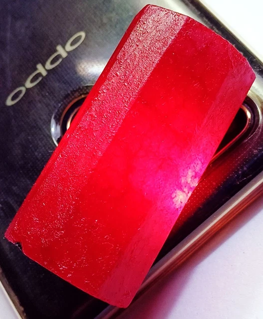 BÉRYL ROUGE NATUREL Brut 373,30 Ct (Bixbite) Pierre Précieuse Certifiée ...