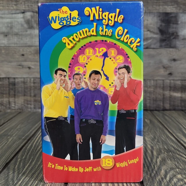 SEALED! THE WIGGLES: Wiggle Around The Clock (VHS 2006) New in Factory ...