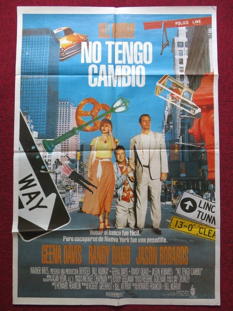 QUICK CHANGE FOLDED Argentina Poster Bill Murray Geena Davis 1990 £13. ...