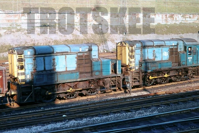 35MM SLIDE BR British Railways Diesel Loco Class 13 13003 Tinsley 1982 ...