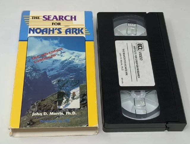 THE SEARCH FOR Noah's Ark John D Morris VHS Institute For Creation Science VTG £30.75 - PicClick UK