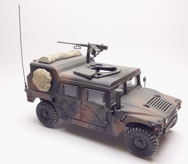 US ARMY HUMVEE with M2 Heavy Machine Gun Built-Up 1/35 Scale Model Kit ...