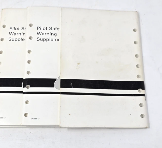 VINTAGE 1985 CESSNA Pilot Safety and Warning Supplements Original Issue ...