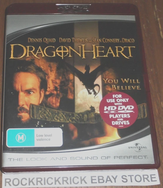 DRAGON HEART HD Dvd Dennis Quaid, Sean Connery, David Thewlis $17.00 ...