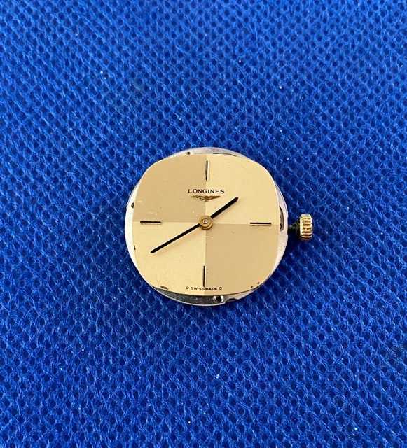 ORIGINAL LONGINES CAL. L.847.3 manual winding movement running & dial ...