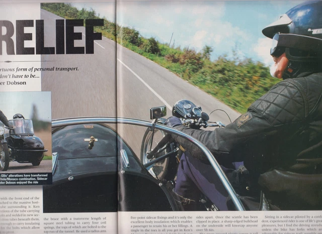 MOTORCYCLE VELOCETTE Venom Outfit Watsonian Monaco sidecar collection ...