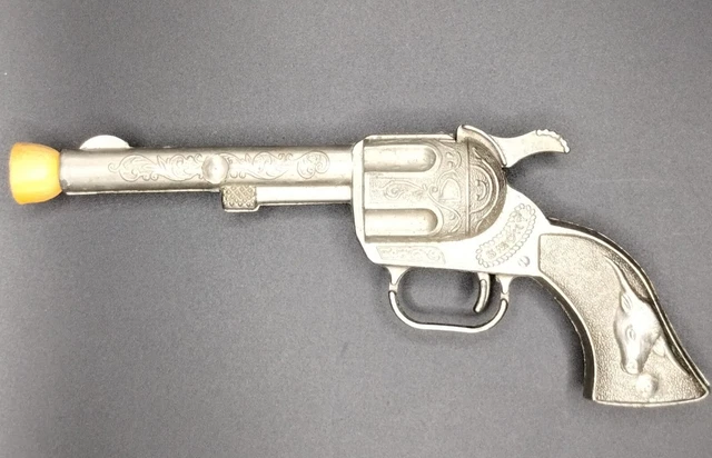 VINTAGE HUBLEY SINGLE Shot "Smoky" Metal Toy Cap Gun $12.00 - PicClick