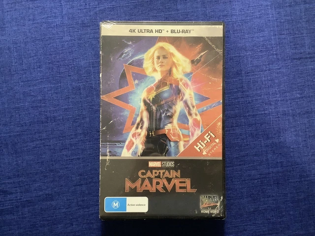 CAPTAIN MARVEL RARE Limited Edition VHS CASE 4K Blu Ray - Brand New ...