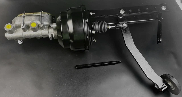 8& DUAL POWER Brake Booster Pedal Firewall Mount Bracket Assembly ...