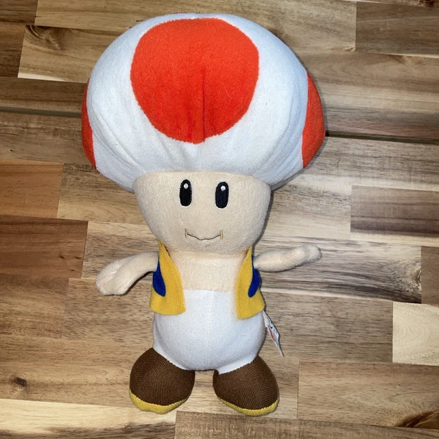 NINTENDO TOAD PLUSH 12" Toy Toadstool Small Mushroom Super Mario £5.00 ...