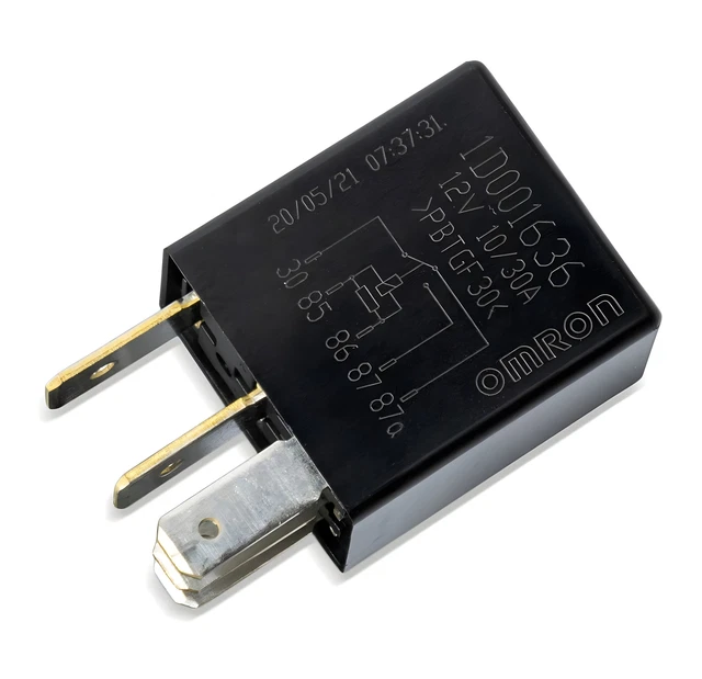 PIAGGIO MICRORELAY, WITH Resistance 12V 30/10A Light Relay, 1D001636 ...