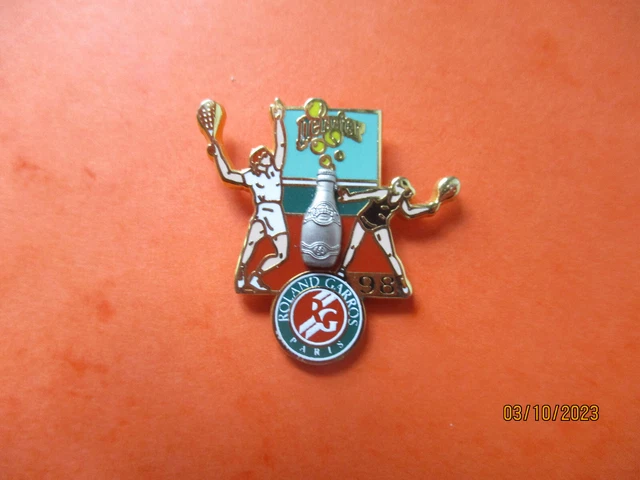 PIN'S, ROLAND GARROS 98,Perrier, double moule, Signé : Arthus Bertrand EUR 29,00 - PicClick FR