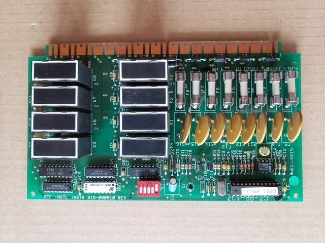 SIEMENS CERBERUS PYROTRONICS ZC1-8B-25 Zone Control Card Module 500 ...