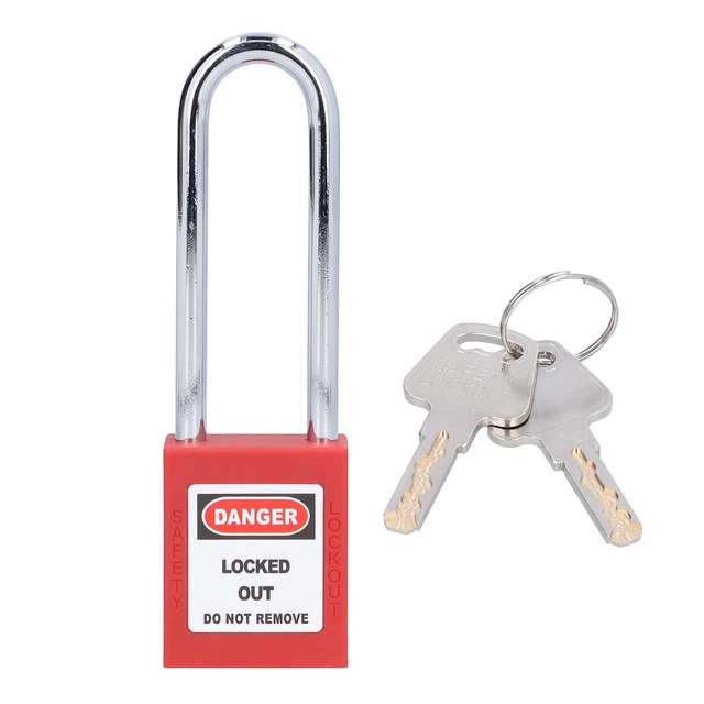INDUSTRIAL SAFETY PADLOCK 3in Steel Beam Corrosion Resistant ...