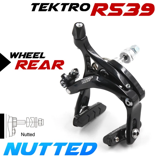 TEKTRO R539 ROAD Bike Dual Pivot Brake Calipers 47-59 mm NUTTED - Rear- Black £25.76 - PicClick UK