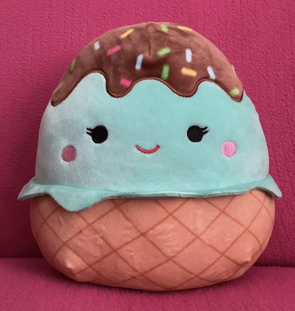 SQUISHMALLOWS MAYA MINT Ice Cream Sundae Snack Food Soft Plush Toy 10 ...