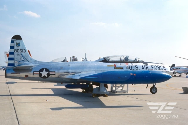 ORIGINAL SLIDE 58-0613 Lockheed T-33 U.S. Air Force, USAF, 1978 $6.00 ...