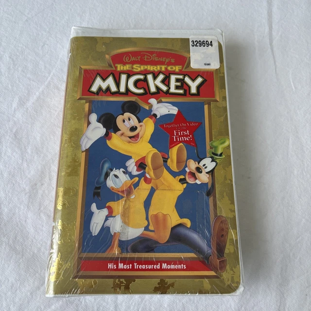 THE SPIRIT OF Mickey VHS Video 1998 DISNEY NEW SEALED 10060 Mickey ...